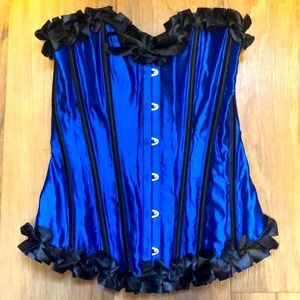 Intimates & Sleepwear | Royal Blue Bustier Corset | Poshmark